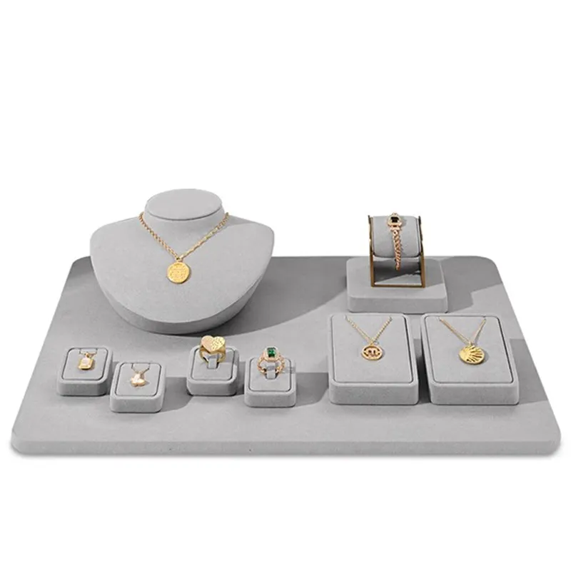 Microfiber luxury ring jewelry display-AUN016 – AuraPkg