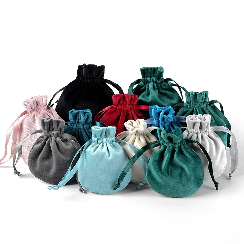 custom velvet jewelry pouch wholesale manufacturers supplier -AUN232 ...